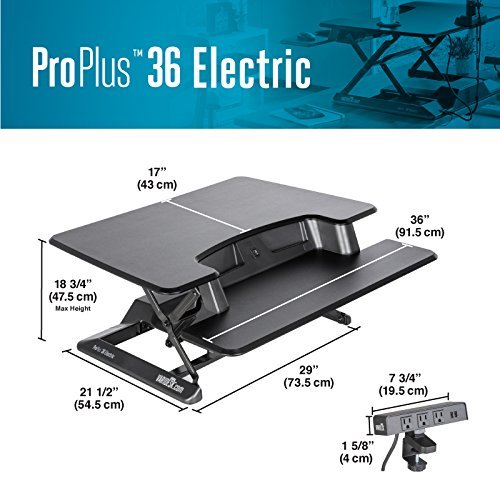 Varidesk Adjustable Height Stand up Desk - Pro Plus 36 Electric Review
